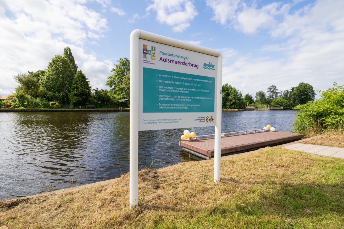 Passantensteigers in Haarlemmermeer: Hier kun je aanleggen met de boot ...